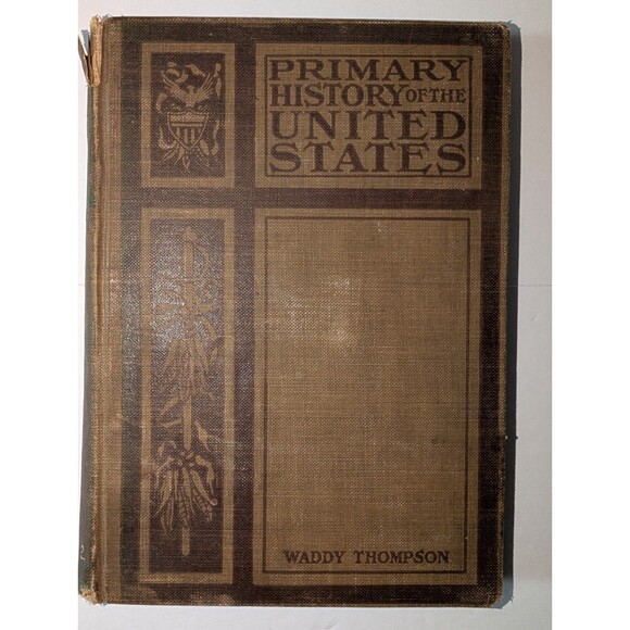 Office | Antique 1913 Primary History Of The United States By Waddy ...